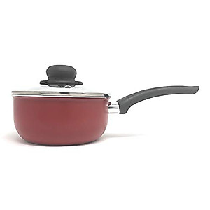 RAVELLI Italia Linea 10 Non Stick Saucepan with a lid, 1 Quart