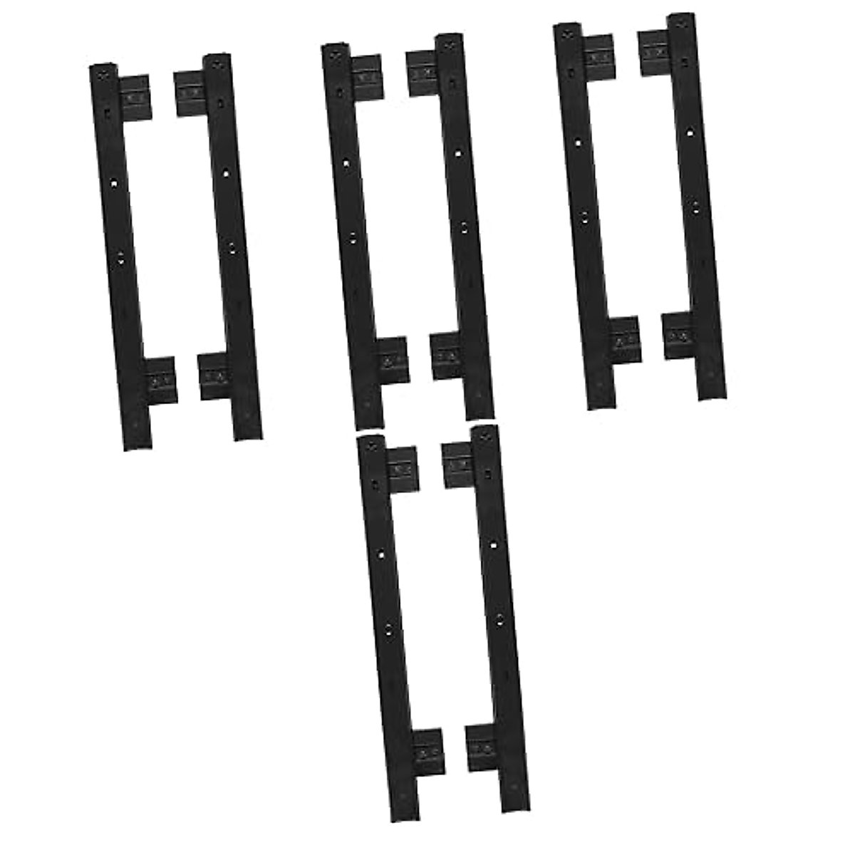 Abaodam 4 Pairs Keyboard Rails Tabletop Accessories carassosories Plastic pallets Cabinet Slider Keyboard Tray Under Desk Keyboard Stand for Desk Durable Keyboard Slide Drawer-Design Rack