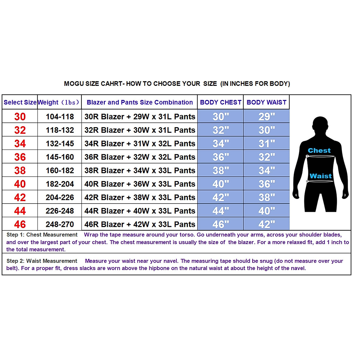 MOGU Mens Casual Dress Suit Slim Fit Stylish Blazer Coats Jackets US Size Blazer 38/Pants 34 Black