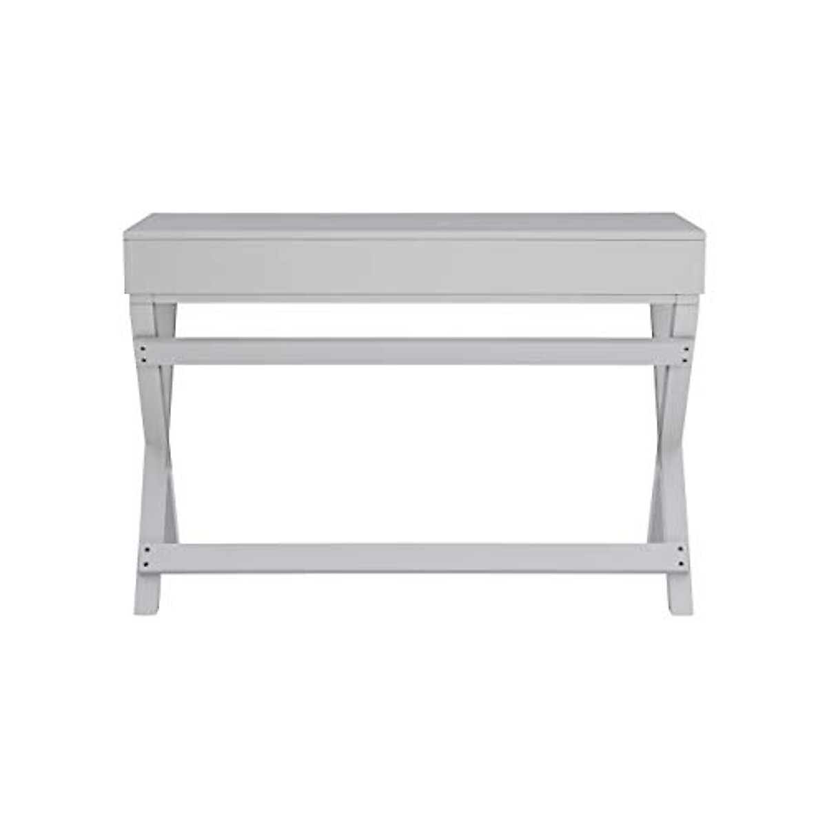 Linon Grey 2-Drawer Writing Jaycee Desk