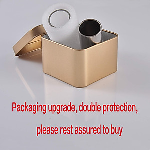 Vivipa 2 Pieces Glass Slide and Stainless Steel Slide for Guitar, Bass, Medium (6 cm)