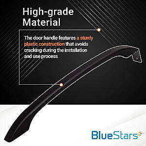 BlueStars Ultra Durable 218428121 Refrigerator Door Handle Replacement Part Easy to Install - Exact Fit for Frigidaire Refrigerators - Replaces 218428107 AP2114546 PS427931 781148