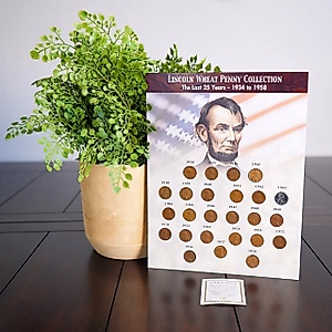 Lincoln Wheat and Memorial Penny Collections 1934-1958 and 1959-2008 Certificate of Authenticity