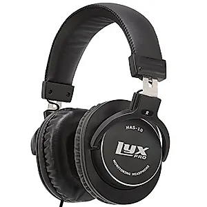 LyxPro HAS-10 Closed Back Over Ear Professional Studio Monitor and Mixing Headphones,Music Listening,Piano,Sound Isolation, Lightweight and Flexible