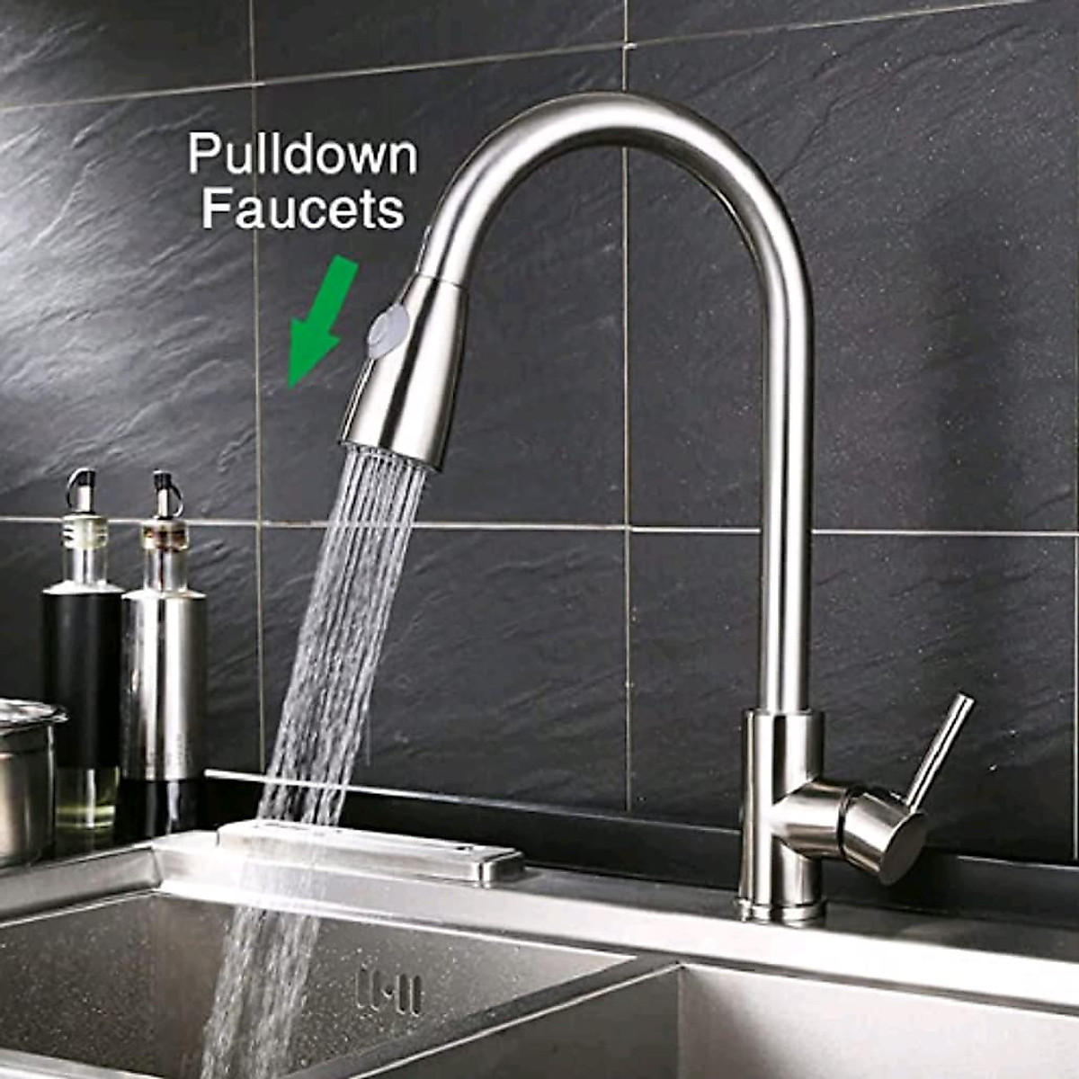 150259 Pull Down Hose Kit For MoenFaucet-Moen Kitchen Faucet Replacement Part 187108-Reflex MoenPull Down Hose, 68inch Quick Connect Hose-Upgraded