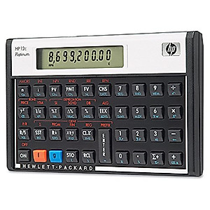HP F2231AA 12c Platinum Financial Calculator, 10-Digit LCD