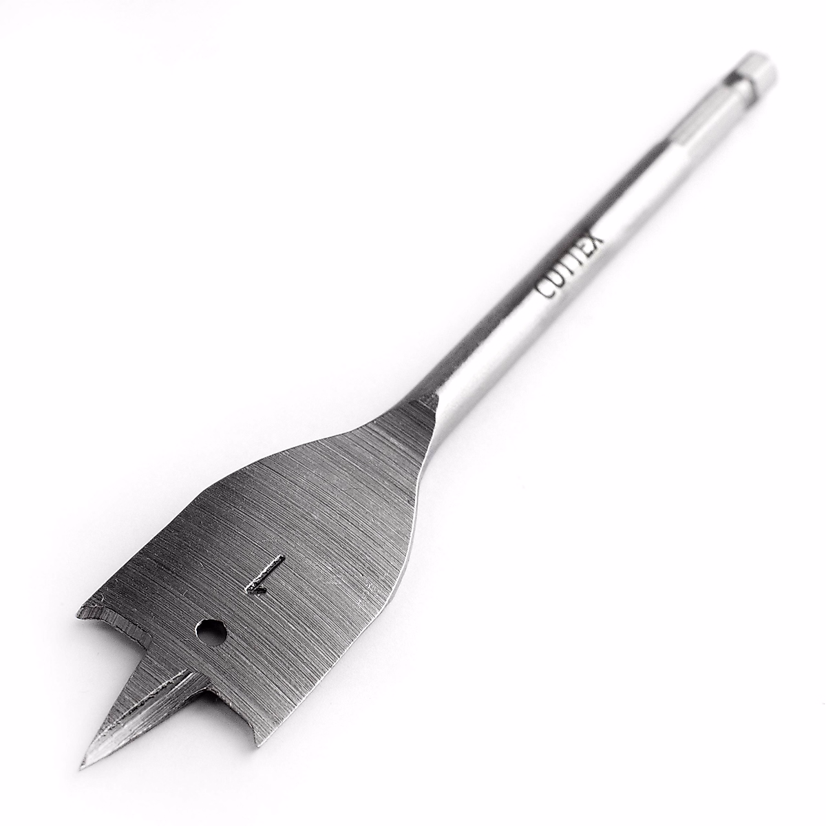 CUTTEX TOOLS Spade Drill Bit Set, 6 Pcs Drill Bit for Woodworking, 3/8" to 1", Full Set, Paddle Flat Bits, Nylon Storage Pouch Included