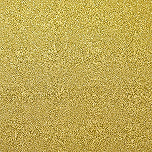 24 Sheets Gold Glitter Paper Cardstock for DIY Crafts, Card Making, Invitations, Double-Sided, 250gsm (8 x 12 In)