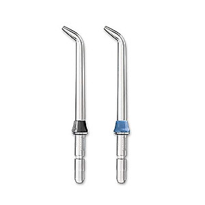 Waterpik Classic Jet Tip, High-Pressure Water Flosser Tip Replacement, JT-450E, 2 Count (Pack of 1)(assorted colors)