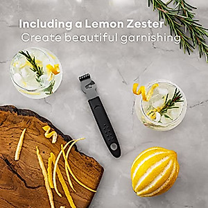 BarDeluxe Bartender Kit, Cocktail Shaker Set, Bar Set | Mixology Bartender Kit, Cocktail Set, Cocktail Kit | Shaker Set Bartender Kit, Cocktail Shaker Kit, Bartending Kit | Mixology Set (Black)