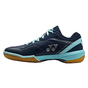 YONEX Women's Power Cushion 65 Z Badminton Shoe, Navy/Saxe (us_Footwear_Size_System, Adult, Women, Numeric, Medium, Numeric_6_Point_5)
