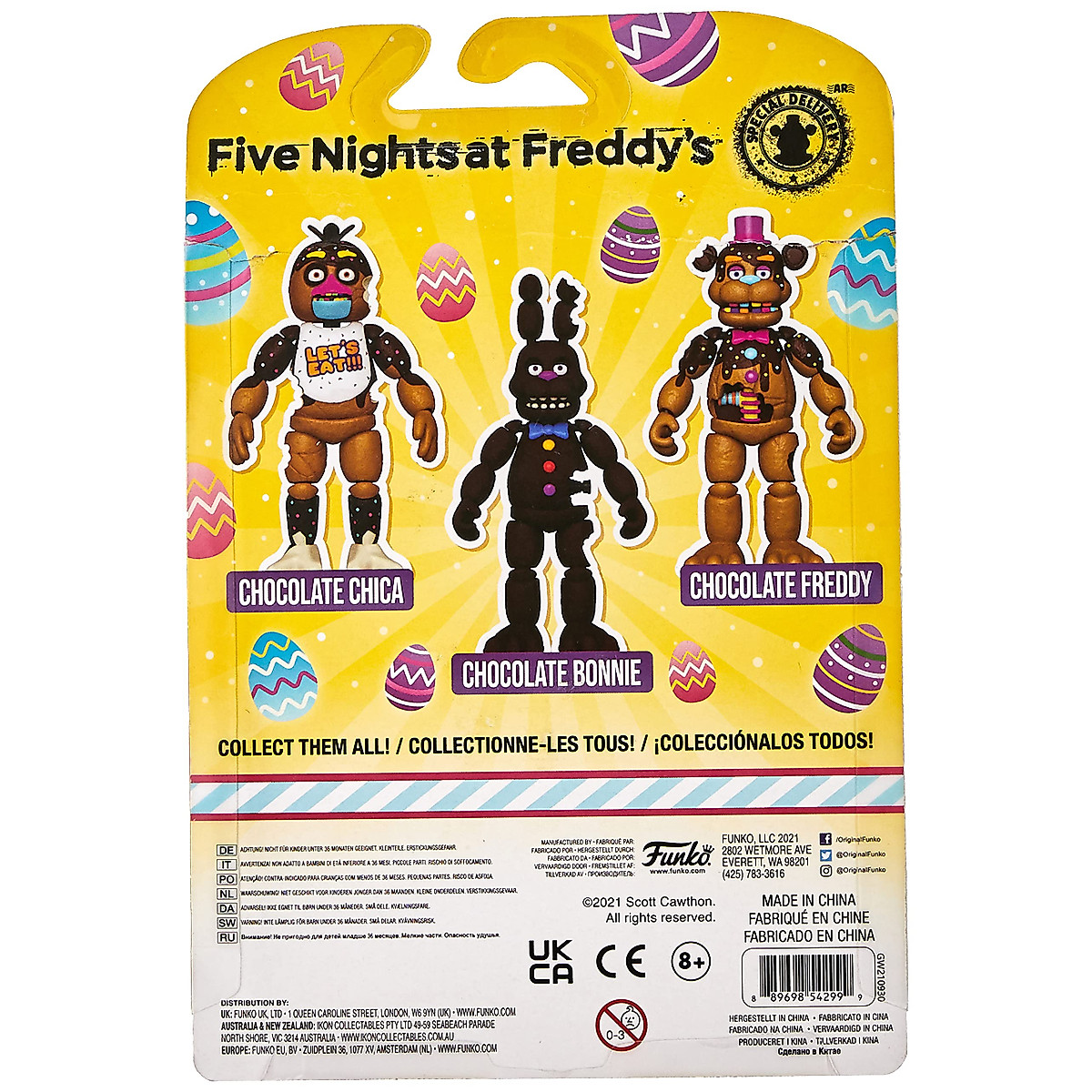 Funko Five Nights at Freddy's (FNAF) Chocolate Bonnie The Rabbit - Action Figure - Collectible - Gift Idea - Official Merchandise - for Boys, Girls, Kids & Adults - Video Games Fans