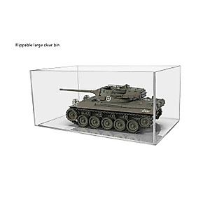 20" x 12" x 9" Acrylic Display Riser Box with One Open Side No Lid Versatile Clear Rectangular Retail Product Platform and Merchandise Storage Bin by Marketing Holders