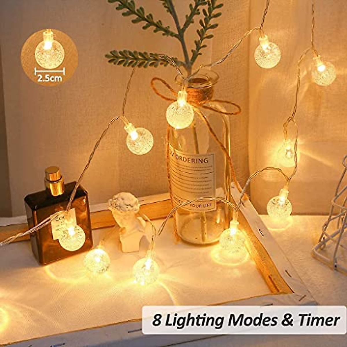 Bubble String Lights (Globe-16.4FT)