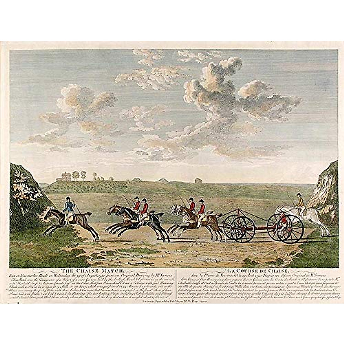 The Chaise Match. La Course de Chaise