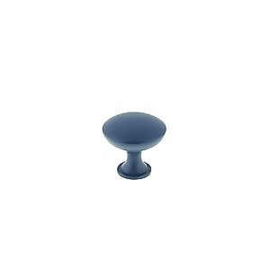 Richelieu Hardware BP9041D379 Copperfield Collection 1 3/16-inch (30 mm) Indigo Functional Cabinet and Drawer Mushroom Knob for Kitchen, Bathroom, and Furniture