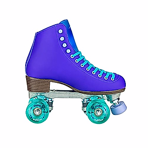 Riedell Orbit Roller Skate - Outdoor Womens Quad Roller Skate | Ultraviolet | Size 8