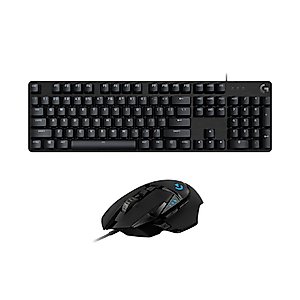Logitech G413 SE Mechanical Gaming Keyboard and Logitech G502 HERO High Performance Gaming Mouse Bundle