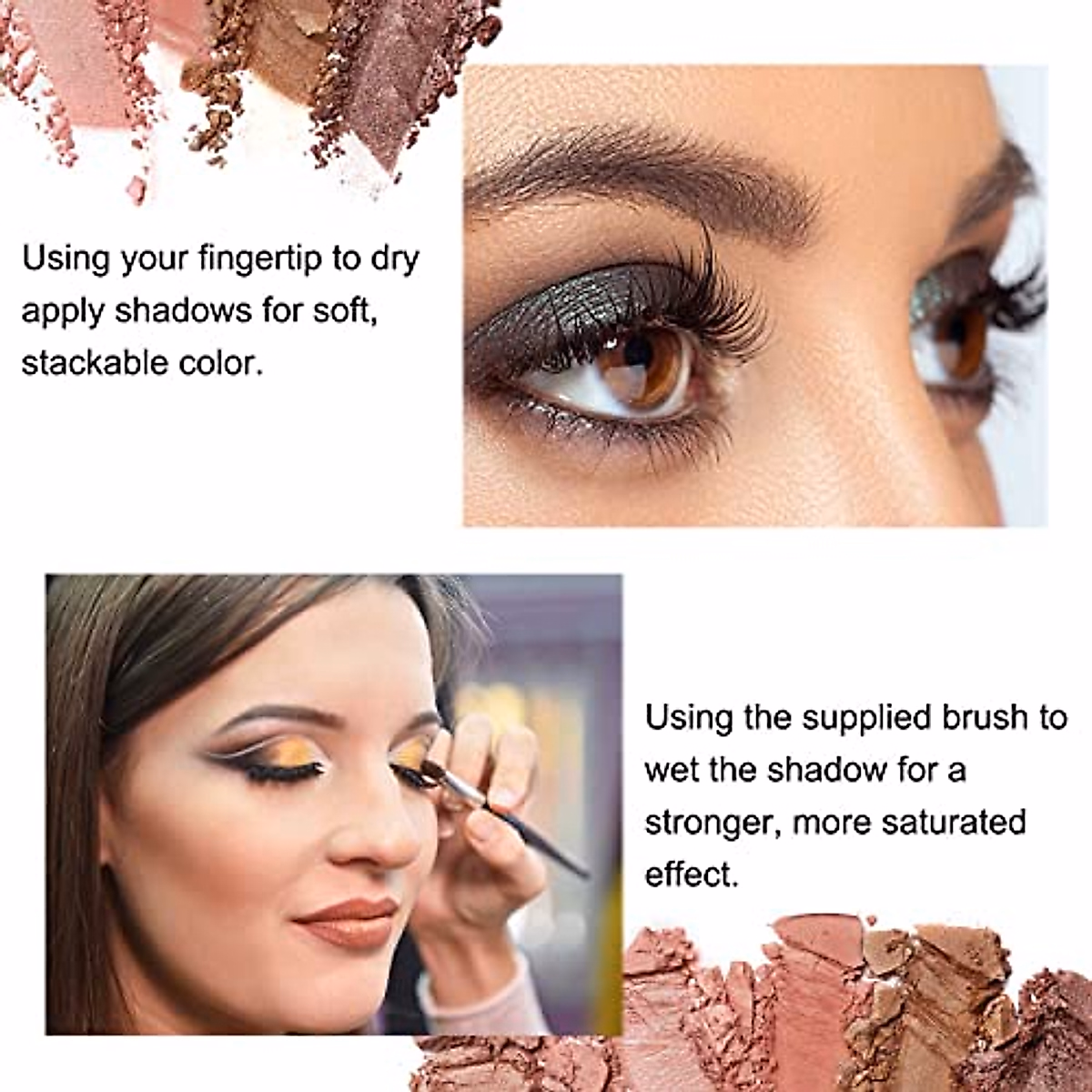 Eyeshadow Palette, 10 Colors Nude Eyeshadow Palette Smooth Matte Eye Makeup Palette,High Pigmented, Naturing-Looking, Ultra-Blendable,Long Lasting High ​Pigment Nude Matte Eyeshadow with 6 Eyeshadow Brush (04#)