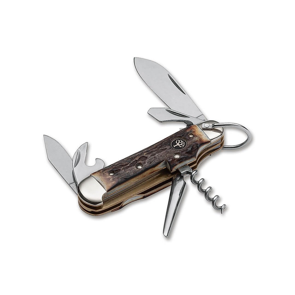 Boker 110182HH Boxer Camp Pocket Knife with 2.5 in. Blade, Stag