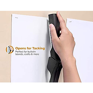 Bostitch Office Bostitch Dynamo Stand-Up Stapler with Built-in Pencil Sharpener, Includes 210 Staples, Staple Remover and Staple Storage, Black