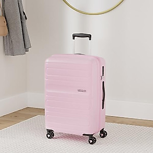 American Tourister Spinner M Expandable (67.5 cm-83.5 L), Pink (Pink Gelato), M (67.5 centimeters-83.5 L)