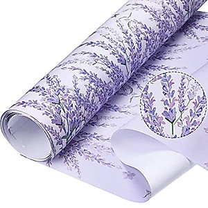 10 Sheets Drawer Liners for Dresser Lavender Scented Drawer Liners Drawer Paper Liner Non Adhesive Scented Liners for Drawers Fragrant Drawer Liners for Home Shelf Closet (Lavender,Lavender)