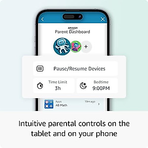 Amazon Fire HD 10 Kids Pro tablet- 2023, ages 6-12 | Bright 10.1" HD screen | Slim case for older kids, ad-free content, parental controls, 13-hr battery, 32 GB, Nebula