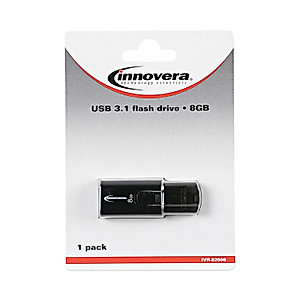 Innovera USB 3.0 Flash Drive, 8 Gb