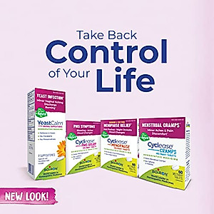 Boiron Cyclease Cramp Tablets for Relief from Minor Aches, Pain, and Discomfort from Menstrual Cramps - 120 Count (2 Pack of 60)