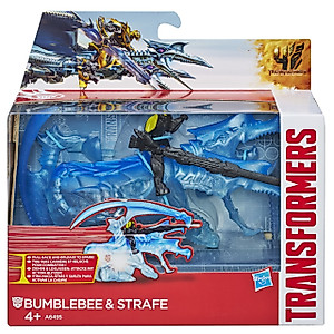 TRANSFORMERS Dino Sparkers Bumblebee and Strafe