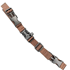 HDHYK Backpack Chest Strap- Nylon - Adjustable Universal (Brown)