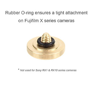 Foto&Tech Soft Shutter Release Button Compatible with Fuji Fujifilm X-T5 X-T4 X-T3 X-T30 X-T30 II X-T20 X-PRO3 X100V X100F X-E4 X-E3 RX1R II RX10 IV III Leica M10 M9 Nikon Df F3 (3 Pieces, RD+BK+GD)