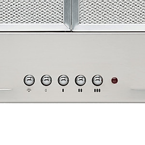 Broan® Elite 20.5-Inch Custom Range Hood Power Pack, 550 Max Blower CFM, Stainless Steel