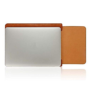 SOYAN Laptop Sleeve for 13-Inch MacBook Air 2018-2022 and 13-Inch MacBook Pro 2016-2022 (Brown)