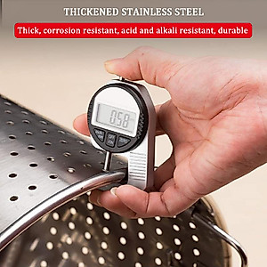 AIZYR 27Qt/45Qt/63Qt Stainless Steel Stock Pot Commercial Heavy Duty Turkey Deep Fryer Crawfish Clam Steamer with Strainer Basket for Soup, Broth & Stock, Chili Casserole,40cm/15.7inch