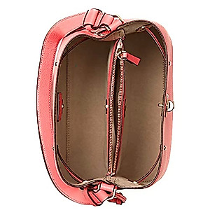 KATE SPADE NEW YORK MARTI LARGE BUCKET SHOULDER TOTE BAG GARDEN PINK LEATHER