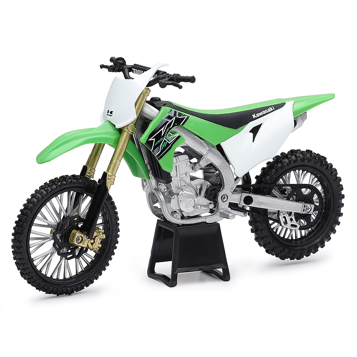 New-Ray Kawasaki KX 450F Green 1/12 Diecast Motorcycle