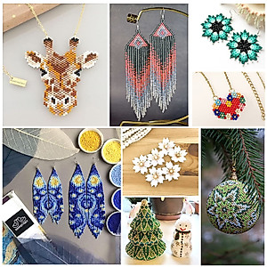 Quefe 45000pcs Glass Seed Beads for Bracelet Making Kit, 56 Colors 2mm Small Beads for Jewelry Making, 260pcs Letter Beads for Crafts Gifts