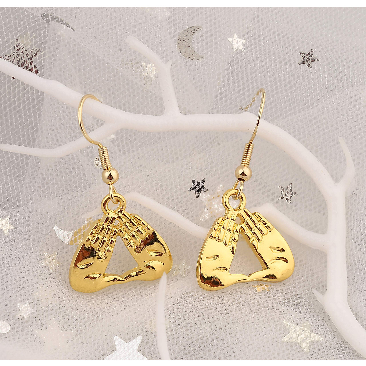 BAUNA Sorority Gifts for Women Sigma Theta Sorority Sisterhood Gift My My Sister Charm Expandable Bangle Greek Sorority Jewelry (Earrings)