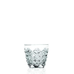 Barski Tumbler Glass - Double Old Fashioned - Set of 6 - Glasses - Designed DOF Crystal Glass Tumblers - For Whiskey - Bourbon - Water - Beverage - Drinking Glasses - 12.5 oz. - Made in Europe