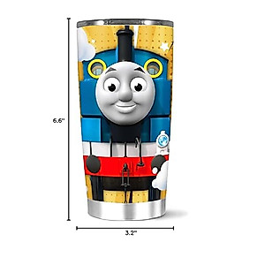 Tumbler Insulated Stainless Steel 20 oz thomas Cold the Coffee train Tea Wine Hot Iced Water Botter Gifts for Family and Friends