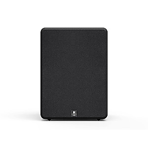 Monolith M-12 V2 12-Inch THX Certified Ultra 500 Watt Powered Subwoofer - Low Distortion, High Power Output, Vented HDF Cabinet, RCA and XLR Inputs, for Home Theater Systems, Black Ash Finish
