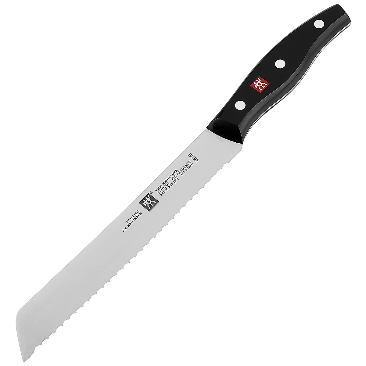 ZWILLING Twin Signature 8-inch Bread Knife, Cake Knife, Razor-Sharp, Made in Company-Owned German Factory with Special Formula Steel perfected for almost 300 Years, Dishwasher Safe