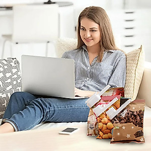 Food Bag Clips with Pour Spouts, Food Bag Sealing Clip with Pour Spout, Seal and Pour Bag Clip, Bag Pouring Clips, Bag Clip Pour Spout, Snack Clips That Pour Sealer Clips for Snack (2 PCS, Large)