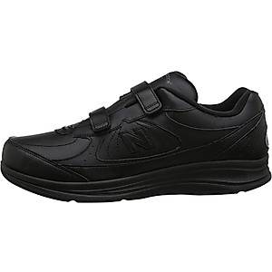 New Balance Men's 577 V1 Hook and Loop Shoe, Black, 10.5 X-Wide
