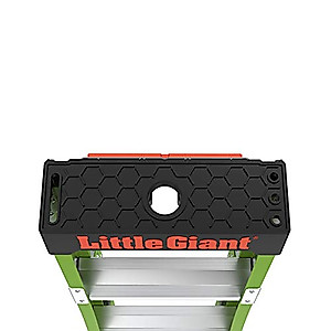 Little Giant Ladders, King Kombo, Professional, 5 Ft. A Frame, 8 Ft. Extension, Fiberglass, Type 1AA, 375 lbs Weight Rating, (13580-001)