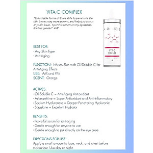 ANN WEBB Skin Care Vitamin C Serum - Firmer, Brighter, more Radiant Skin. Vit C Serum w/Vit E, Hyaluronic Acid & packed w/Powerful Anti-aging, Damage-Repairing, UV-protecting Anti-oxidants. 2oz