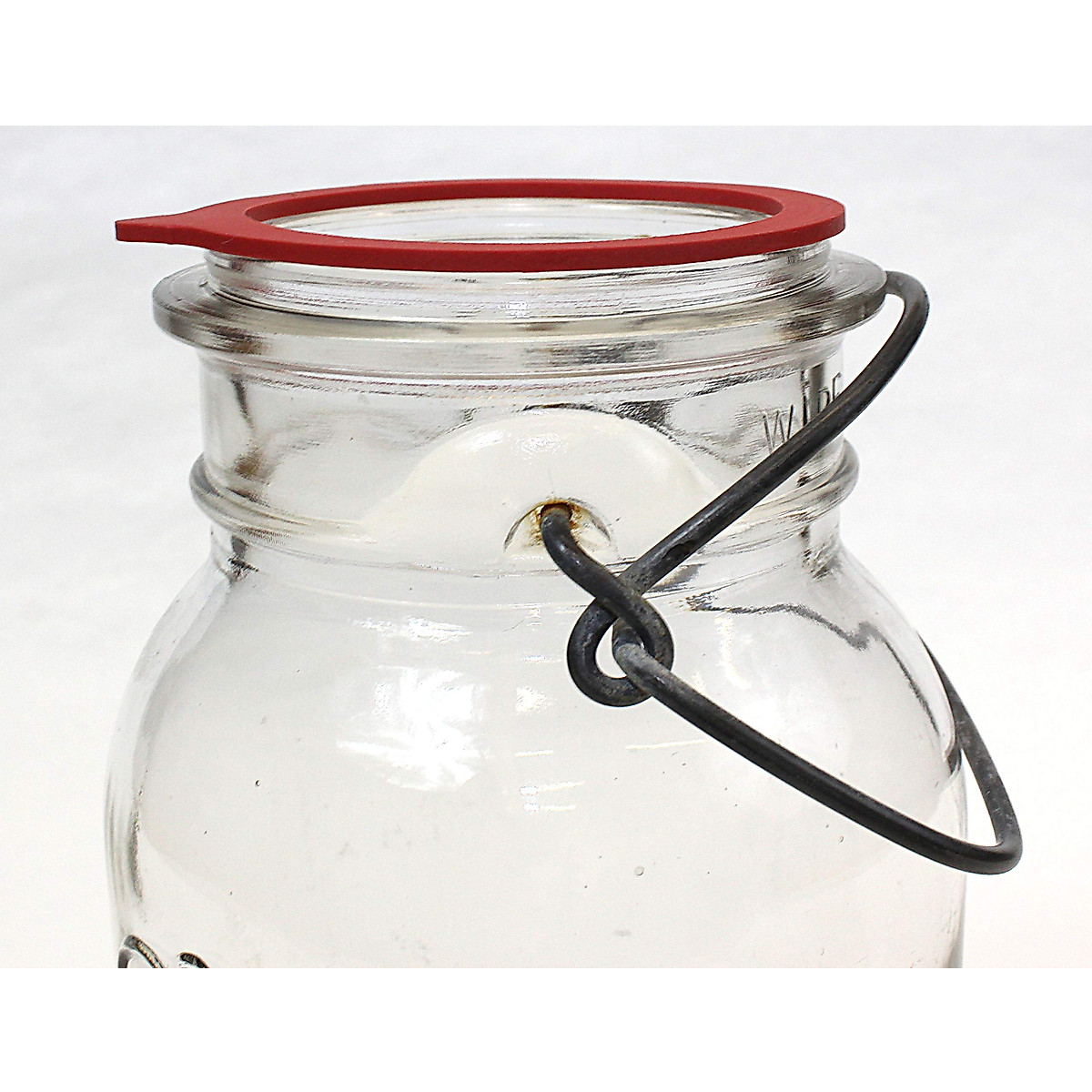 Viceroy Reliable Seal Canning Jar Seals, Fits Clamp-Down Regular Mouth Jars, Pure Natural Rubber Rings, Red, with Tab, 12 Rings per Box (Pack of 1)