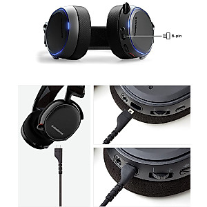 LecLooc Replacement Cable Cord Compatible with SteelSeries GamDAC, Sound Card, ChatMix of Arctis 3, Arctis 5, Arctis 7, Arctis Pro Gaming Headset 4.9FT